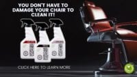 How Do You Remove Hairspray From A Salon Chair or Barber Chair?